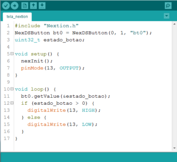 Ligando uma tela Nextion HMI no arduino UNO – ARDUXOP