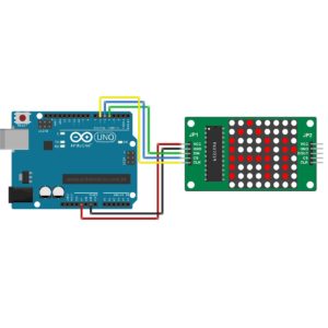 Módulo Display Matriz De Led 8×8 C/ Max7219 + Código Arduino – ARDUXOP
