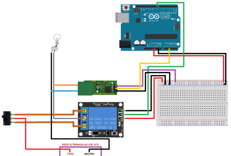 Sensor (Detector) de Tensão AC 127V / 220V – ARDUXOP